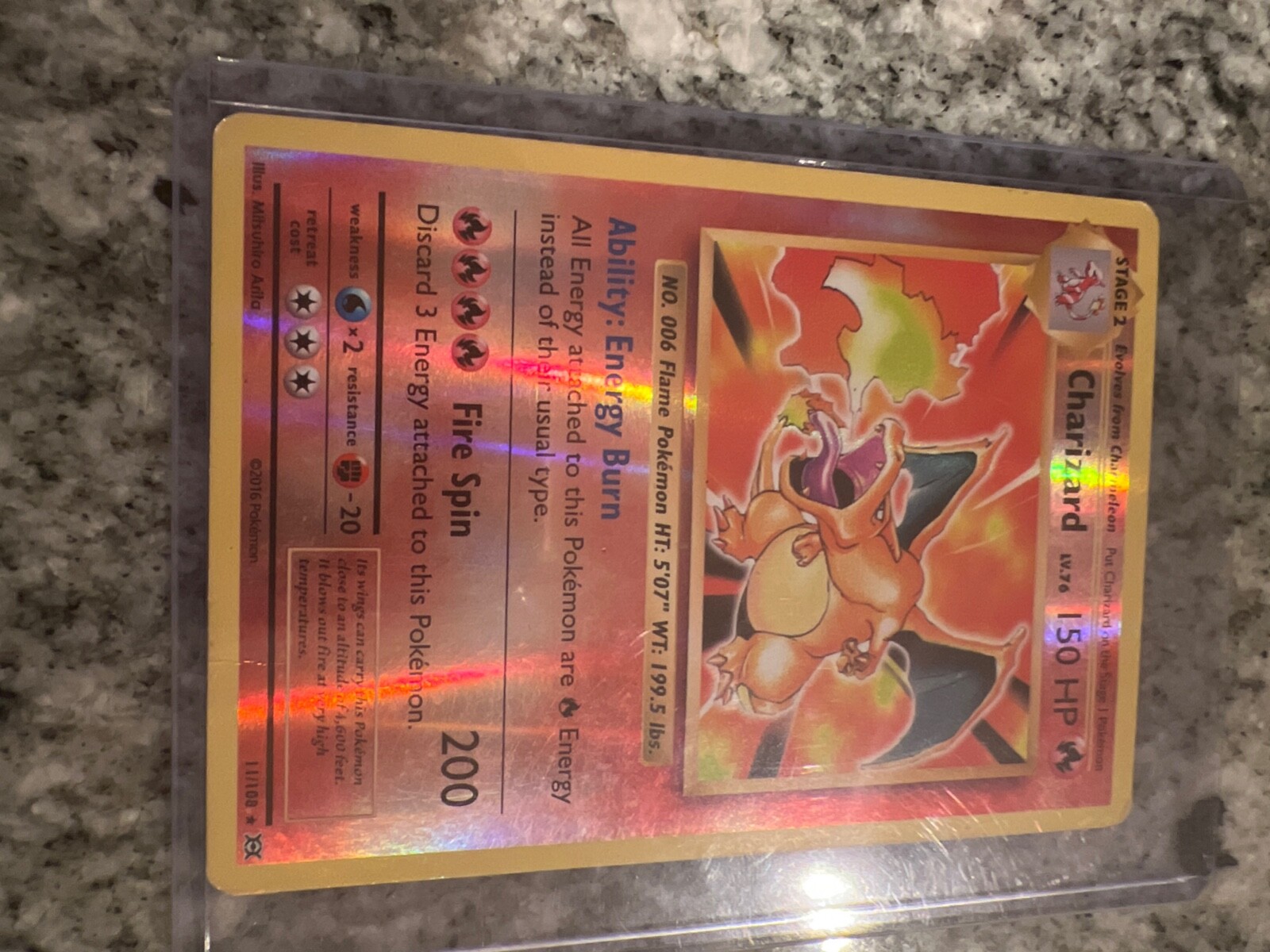 Charizard level 76, damage 200, health 150 | eBay