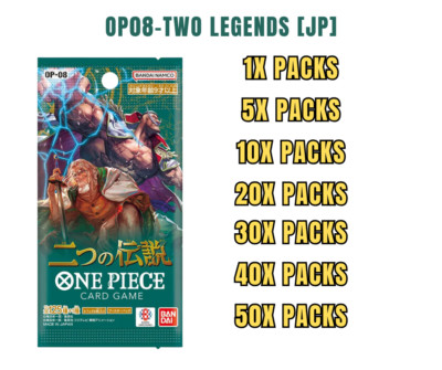 One Piece TCG OP08-Two Legends Booster Packs | eBay