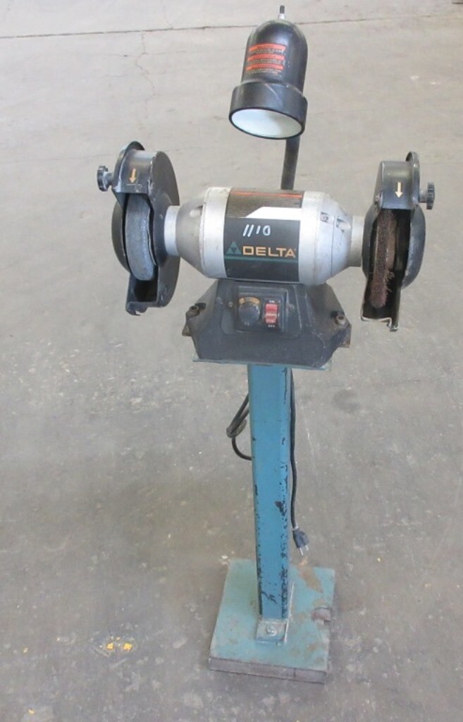 DELTA, VARIABLE SPEED GRINDER, 1725-3450/MIN RPM, 2008, 02-XL, 8" DIA ...