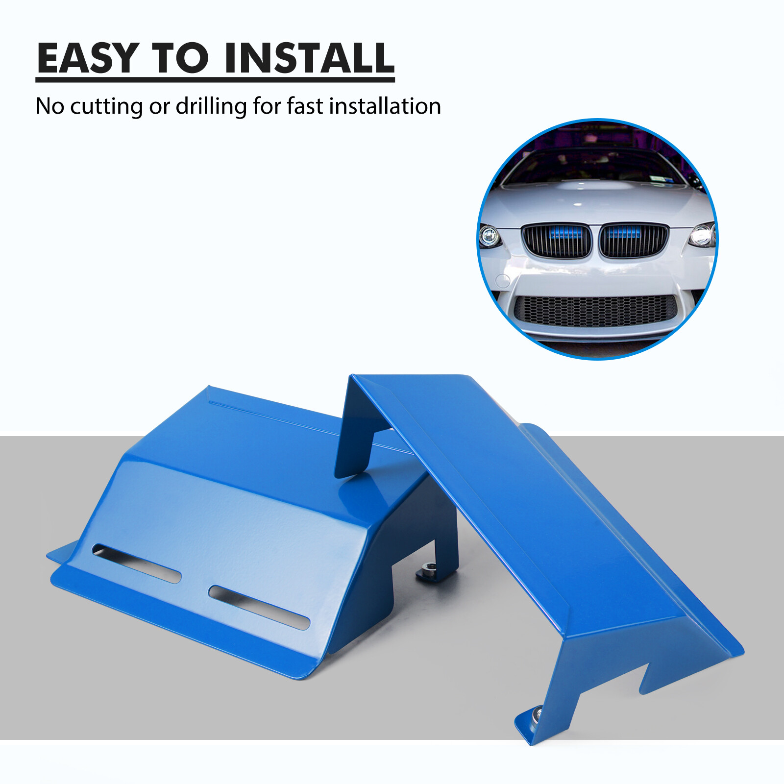 Aluminum Dynamic Air Intake Scoops For BMW E90 E92 335i 328i N54 N55 ...