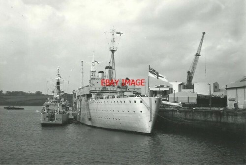 PHOTO HMS DEFIANCE HMS DEFIANCE FRIGATE DEPOT SHIP HMS DEFIANCE 8900 ...