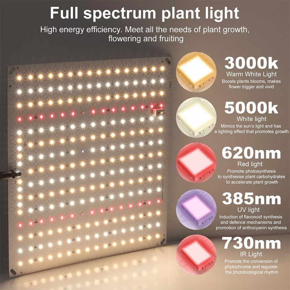 8500W LED Grow Light Panel Full Spectrum Lamp for Indoor Plant Veg ...