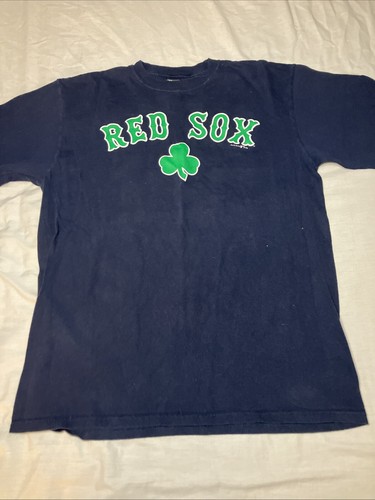 Vintage Y2K ‘09 Boston Red Sox St Patrick’s Day Navy Short Sleeve T ...