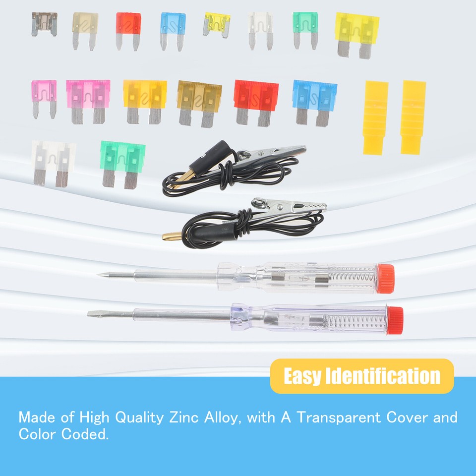 306Pcs Small & Medium & Large Size Blade Fuse Set for Car Truck ATV UTV ...