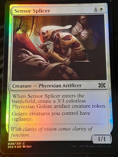 Sensor Splicer FOIL , Double Masters 2022 , NM , MTG, FREE SHIPPING | eBay