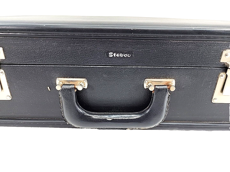 Vintage Stebco Briefcase Ultimate Vinyl Coated Travel Attache Case ...