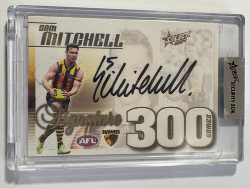 2024 Select Legacy 300 Games Signature Sam Mitchell Hawthorn #34 | eBay ...