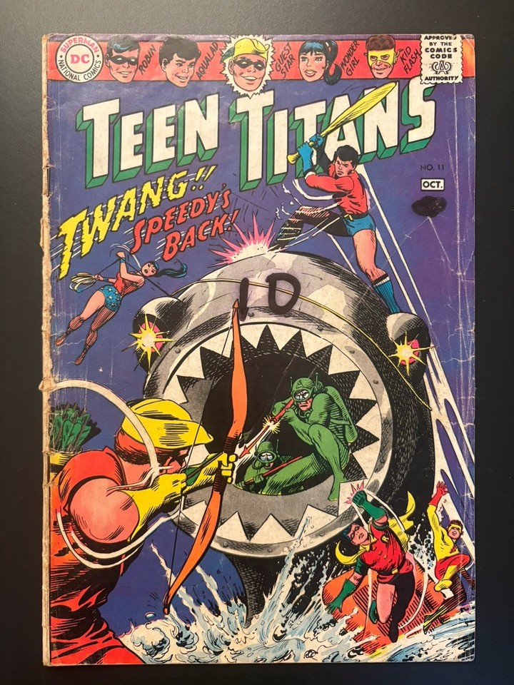 TEEN TITANS (1966 Series) #10 11 46 53 - Robin Wonder Girl Kid Flash ...