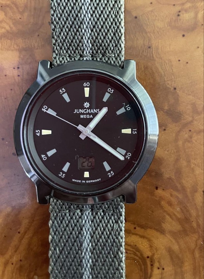 JUNGHANS MEGA German-made watch (quartz movement) in working condition ...