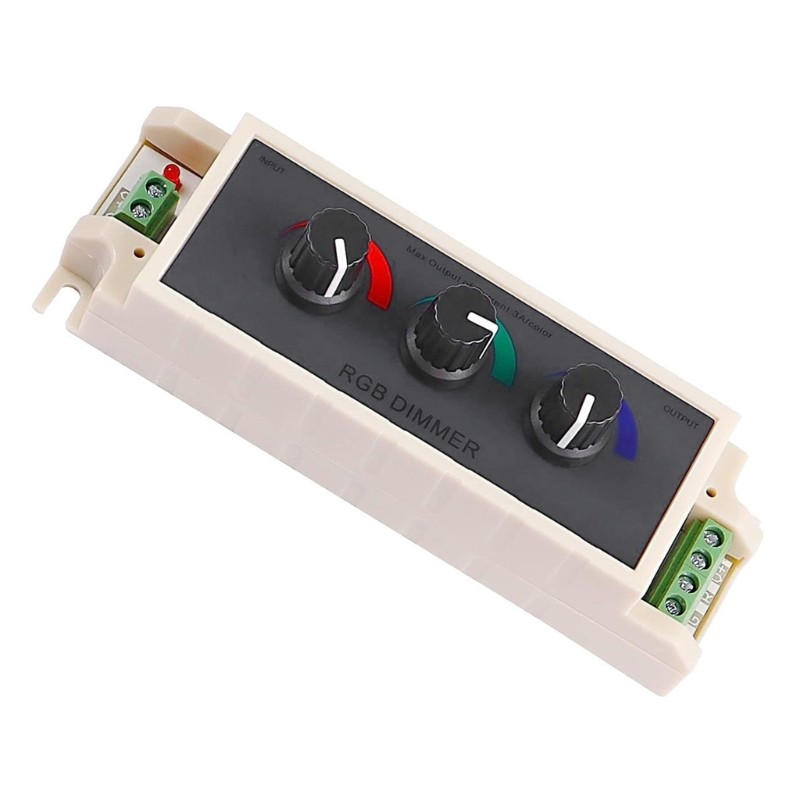 LED Strips Dimmer Knob Controller Switches For Three Channel LED Light ...