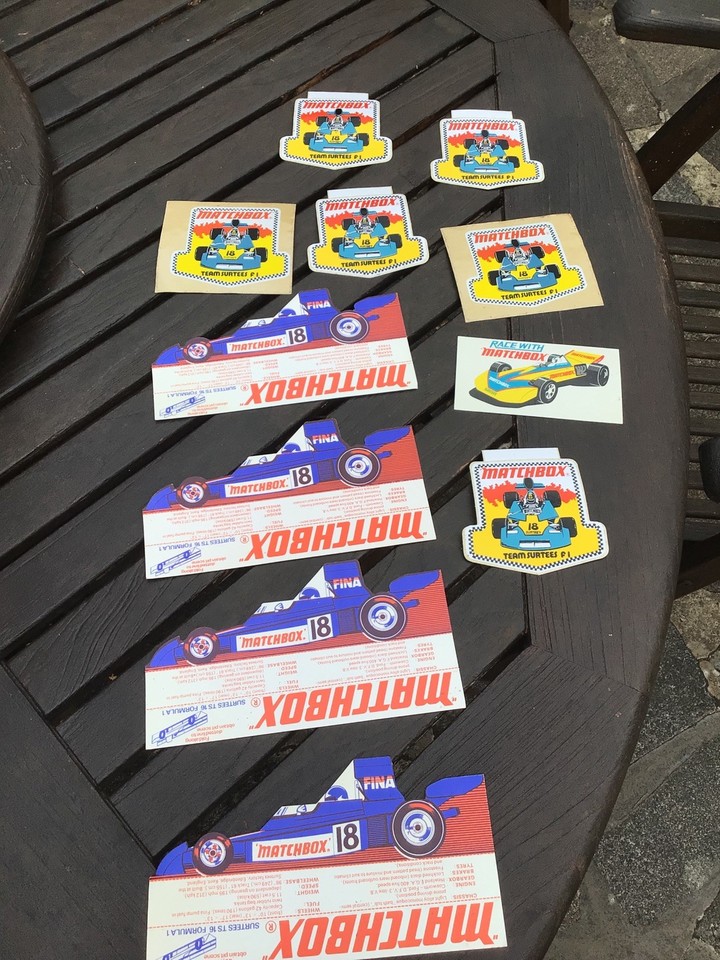 MATCHBOX TEAM SURTEES FORMULA 1 F1 1970s ORIGINAL STICKER LOT | eBay UK