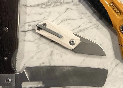 3 Knives : Civivi Ki-V Slip-joint Ivory G10 Boker Magnum Outdoor Nakiri ...