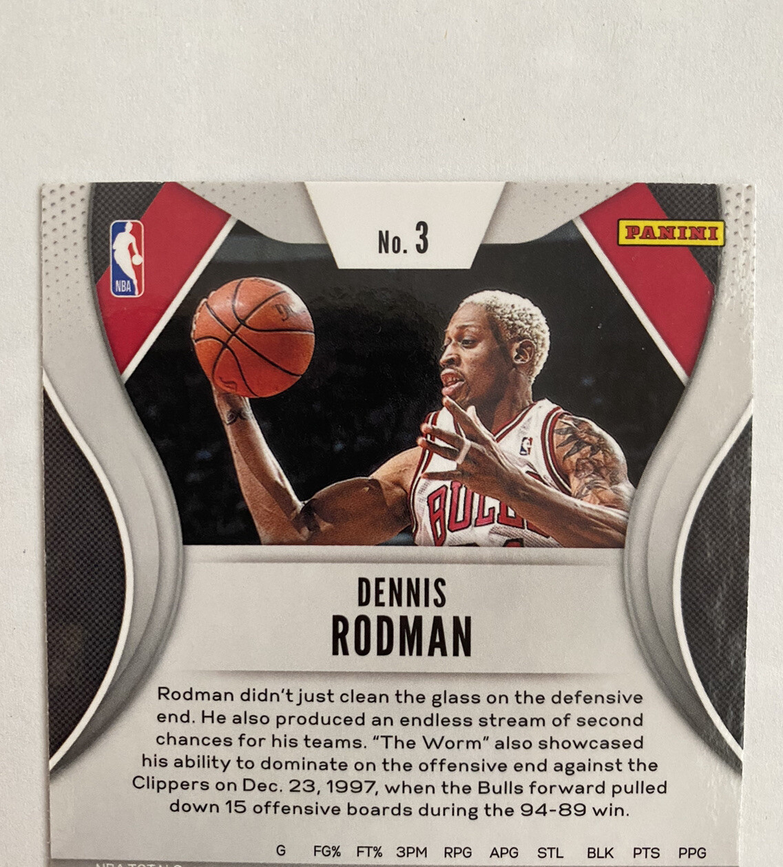 2019-20 Panini Prizm - Ruby Wave Prizm #3 Dennis Rodman for sale online ...