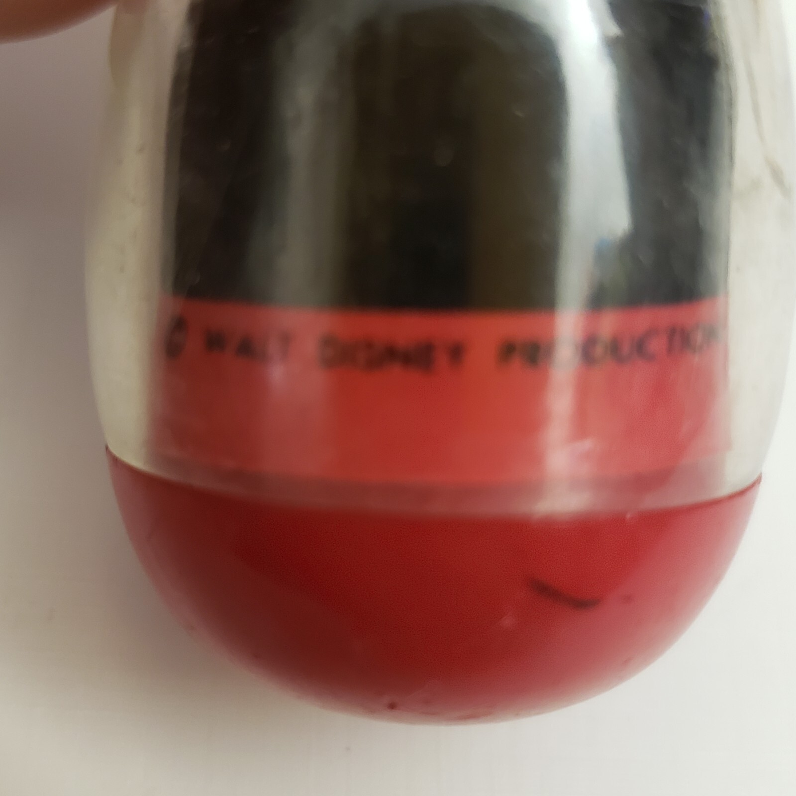 Vintage 2" Weebles Wobble Walt Disney Productions Mickey Mouse Black ...