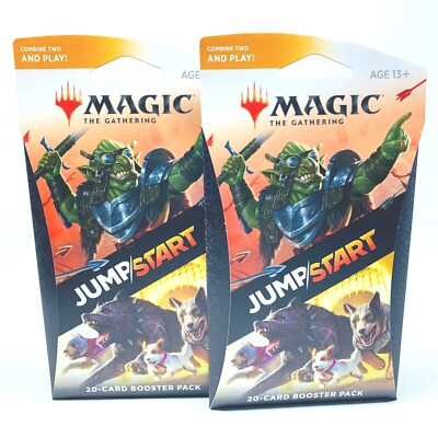 Magic The Gathering JumpStart Booster Pack Lot Of 2 New Sealed Fast ...