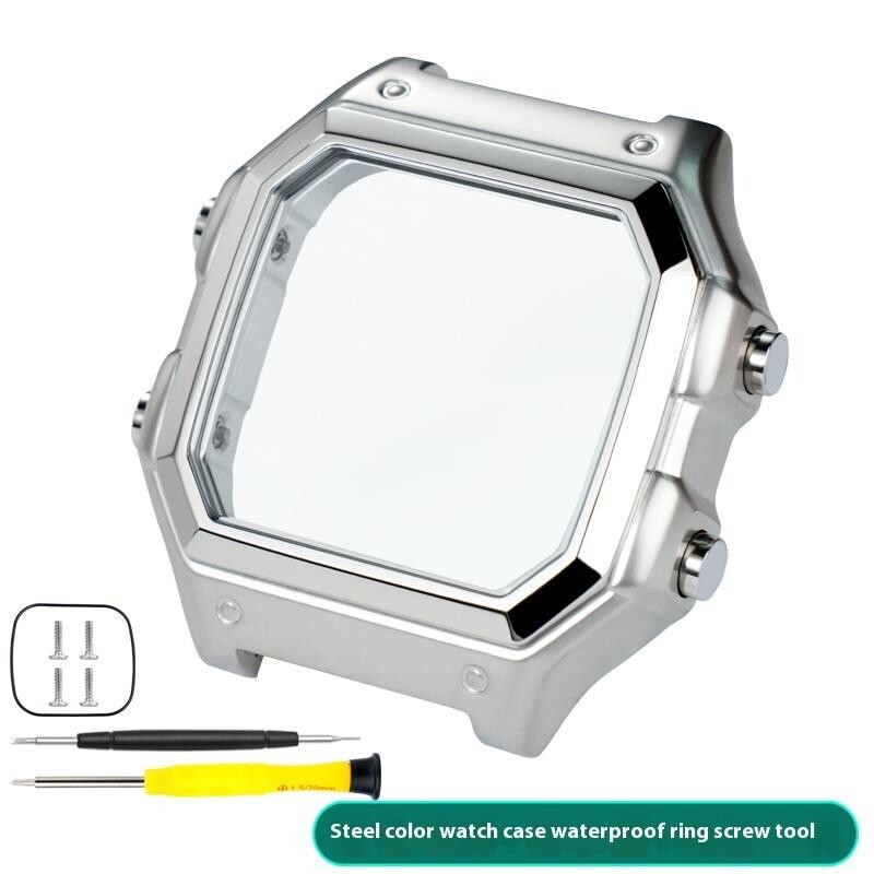 For Casio 3299 AE-1200 AE-1300 WS1600 Modified Stainless Steel Metal ...