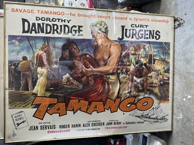 TAMANGO original 1959 one sheet movie poster DOROTHY DANDRIDGE/CURT ...