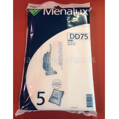 GENUINE MENALUX VACUUM BAGS SUITS KIRBY G3, G4, G5, G6 (5) DD75 ...