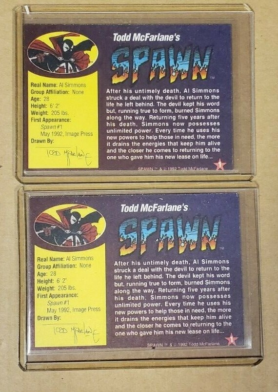 WIZARD SPAWN CARD AUTOGRAPHED BY AL SIMMONS AKA SPAWN | eBay