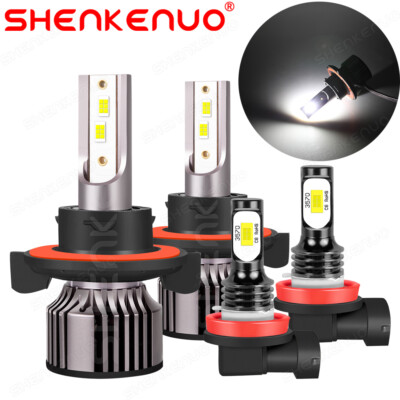 FOR Mini Cooper R56 Clubman R55 6000K LED Headlight Hi / Low Beam+Fog ...