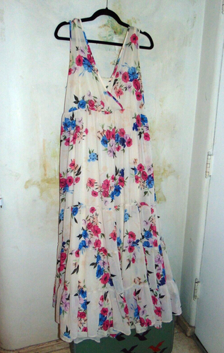 Torrid Layered Tiered Floral Boho Maxi Cottage Core Prairie Sundress w ...