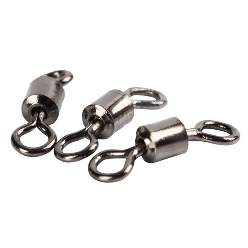 100pcs Fishing Hook Connector Fishing Rolling Connector Fishing Swivel ...