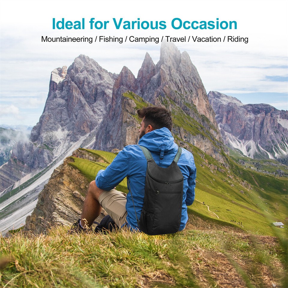 15L Hiking Backpack Men Women Camping Backpack Waterproof Backpacking ...