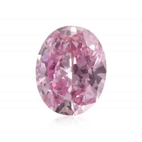 Real Pink Diamond - 0.07ct Oval Natural Loose Fancy Intense Purple Pink ...