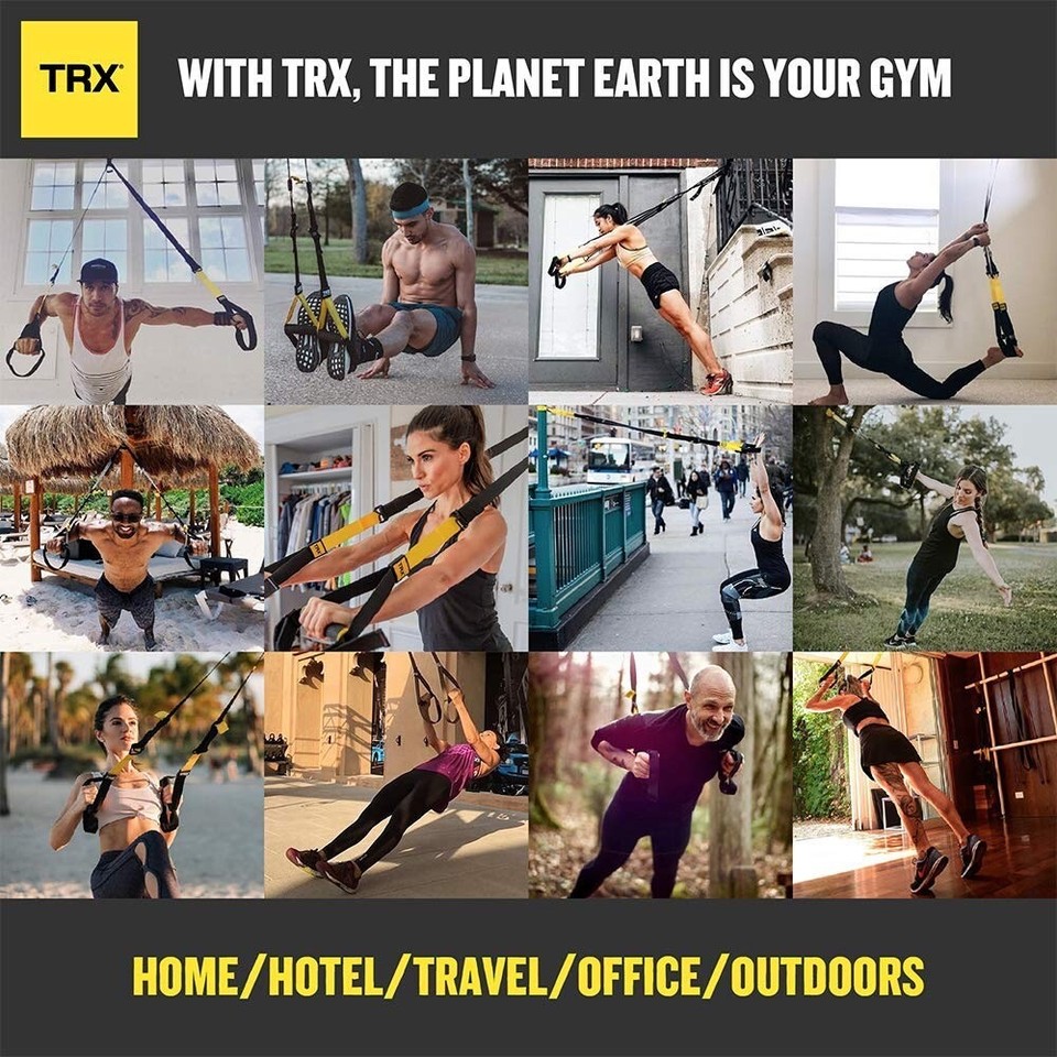 TRX PRO 3 Suspension Trainer Home Gym Workout Equipment Resistance ...