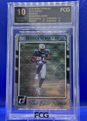 Derrick Henry Rookie Card- Panini Donruss Elite Series /999🔥 | eBay