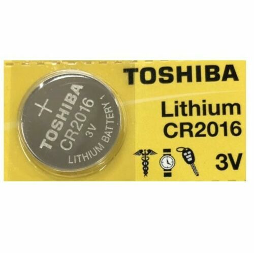 5 x New Original Toshiba CR2016 CR 2016 3V LITHIUM BATTERY BR2016 ...