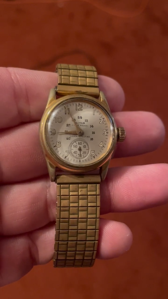 Rolex Oyster Commander Military Watch Gold Plated WW2 | eBay