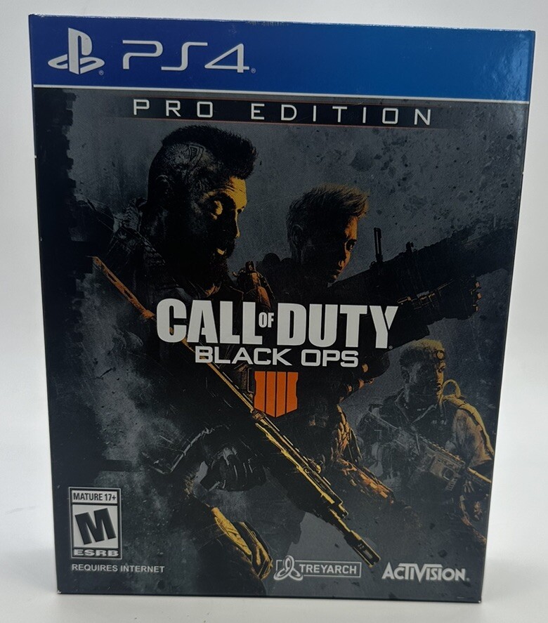 Call of Duty: Black OPS 4 Pro Edition (PlayStation 4, PS4) COD IIII ...
