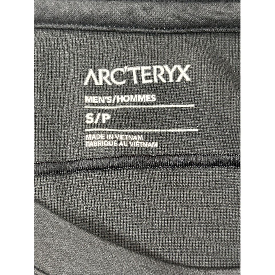 Arcteryx Cormac Crew Neck Shirt Mens Small Black Long Sleeve EUC | eBay
