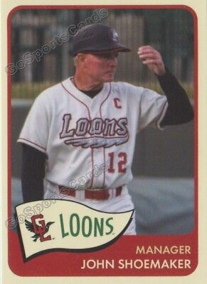 2018 Great Lakes Loons John Shoemaker MGR Los Angeles Dodgers Minor | eBay