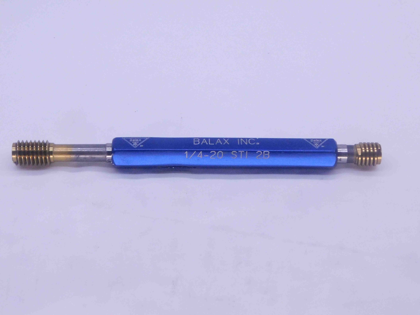 1/4 20 UNF 2B STI HELICOIL TiN COATED THREAD PLUG GAGE .25 GO NO GO ...