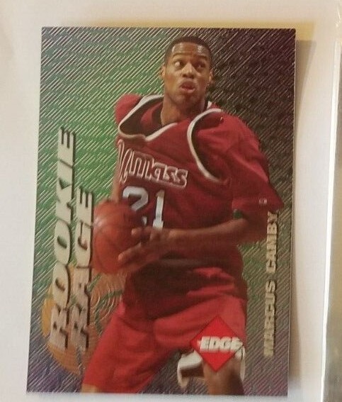 MARCUS CAMBY ROOKIE RAGE PROMOTIONAL CARD # 1 COLLECTOR'S EDGE 1996 | eBay