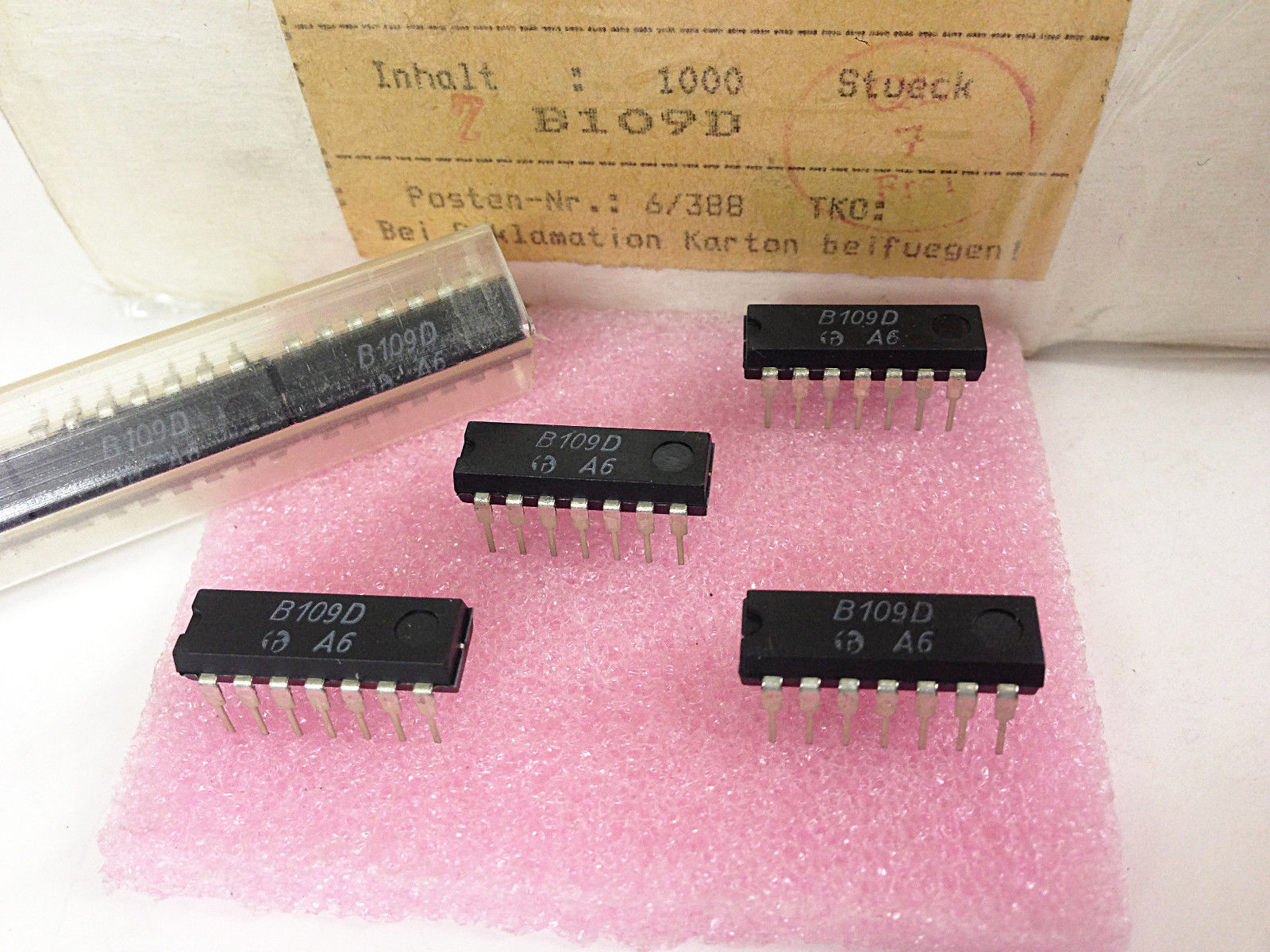 2 Stück B109D = uA709 = LM709 | Operational Amplifier | DIP14 | RFT | eBay