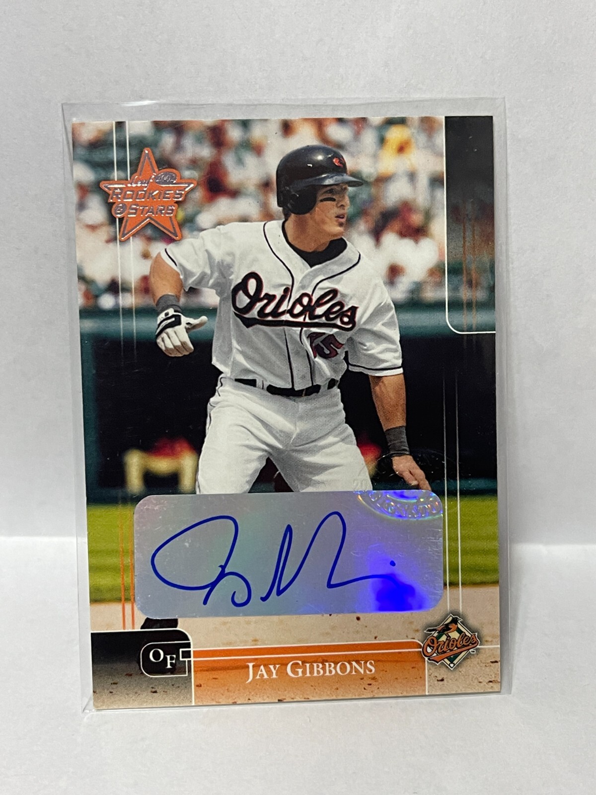 2002 Leaf Rookies and Stars Great American Signings #9 Jay Gibbons ...