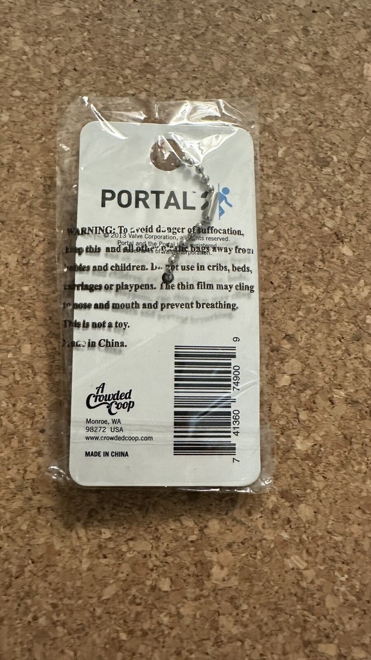 Portal 2 Key Chain New Seald | eBay