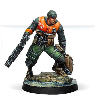 INFINITY Assembled Brothers Chain Rifle Brother Ariadna Corvus CB ...