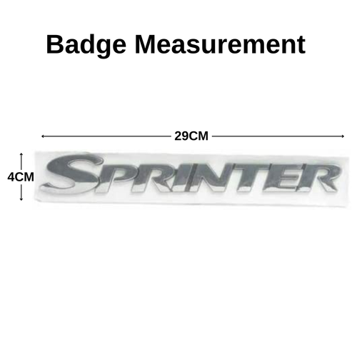 Mercedes Sprinter 2006+ Self Adhesive Badge " Sprinter & 313 CDI ...