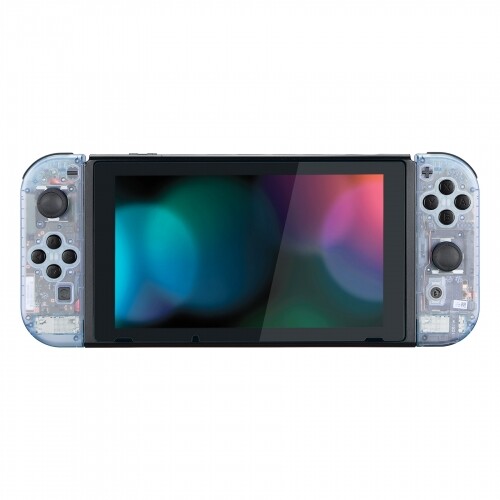 Nintendo Switch Custom Joycons Clear Glacier Blue Joy-Con Controller ...