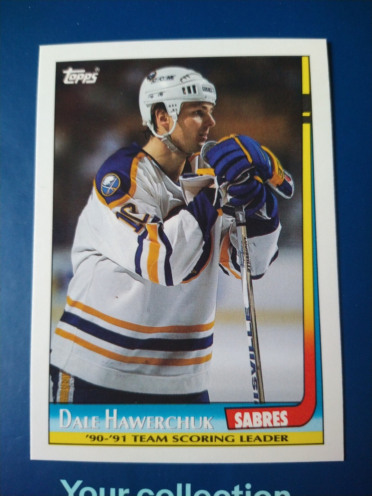 1991 Topps Hockey Team Scoring Leader Dale Hawerchuk #2 Buffalo Sabres ...