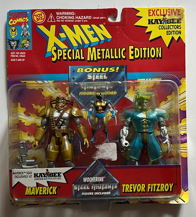 X-MEN MAVERICK AND TREVOR FITZROY SPECIAL KB METALLIC ED FIGURE 2 PACK ...