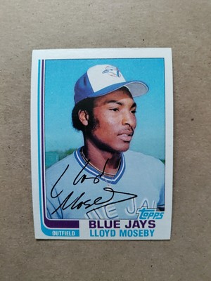 1982 Topps 223 Lloyd Moseby Toronto Blue Jays Baseball NM read ...