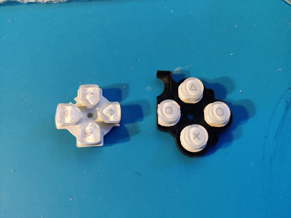 Official OEM Original PSP 2000 3000 D-pad Buttons Replacement White Red ...