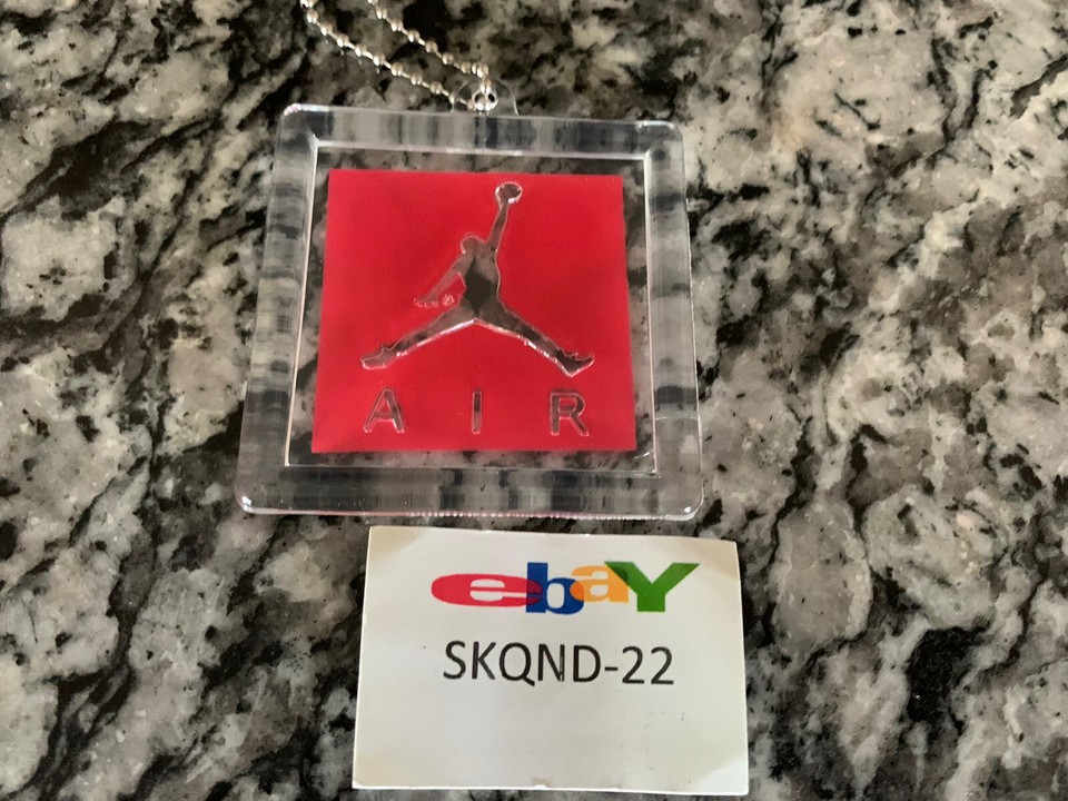 Nike Air Jordan Jumpman Shoe Hang Tag Keychain with Chain FREE SHIPPING ...