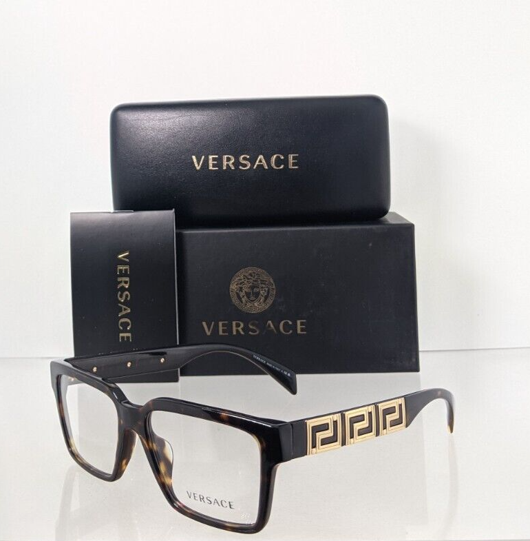 Brand New Authentic Versace Eyeglasses MOD. 3339 108 53mm 3339-U Frame ...