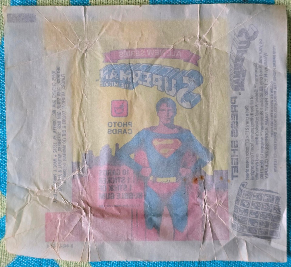 1978 Topps Superman the Movie Series 2 Wrapper | eBay